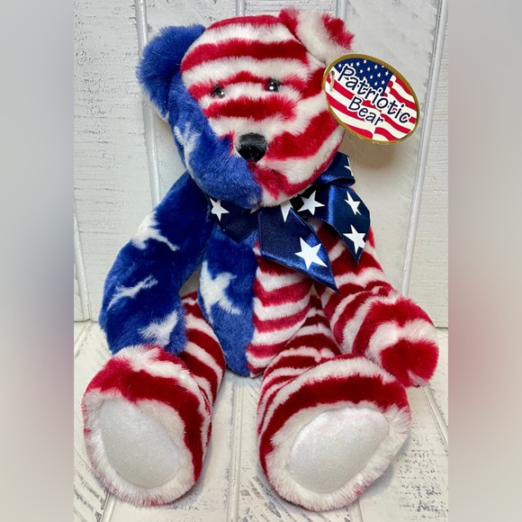 Progressive Plush | Toys | Patriotic Bear Progressive Plush 25 Teddy ...